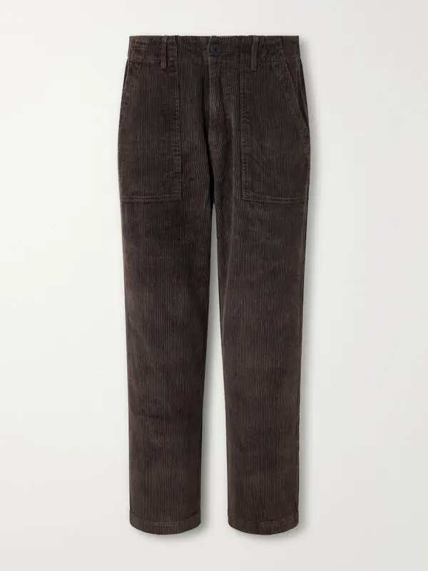 FRIZMWORKS Straight-leg Cotton-corduroy Trousers