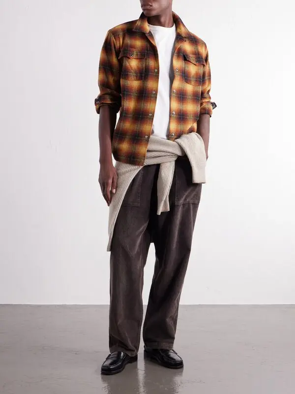 FRIZMWORKS Straight-leg Cotton-corduroy Trousers