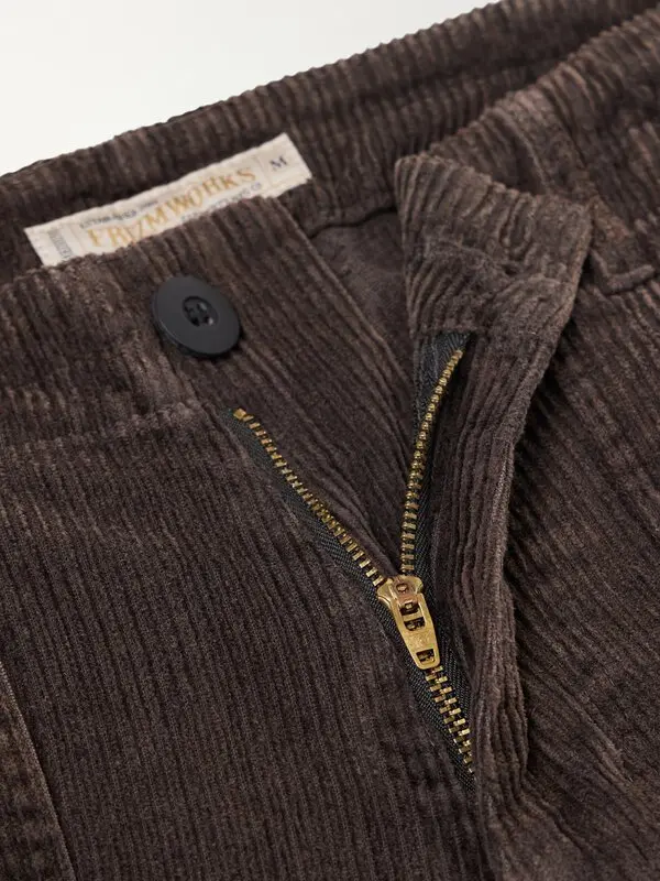 FRIZMWORKS Straight-leg Cotton-corduroy Trousers