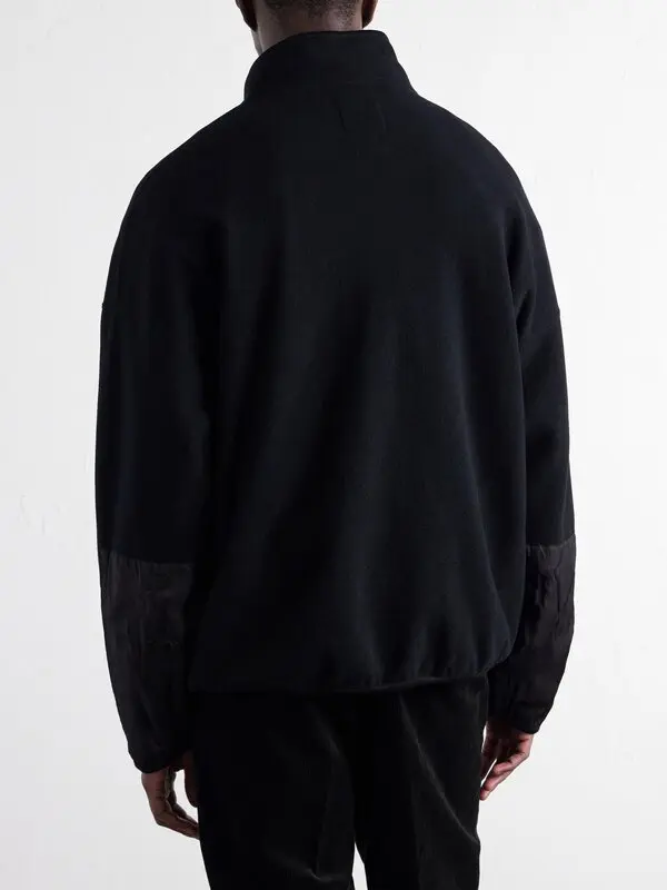 Visvim Barlow Wool-fleece Sweatshirt - Black