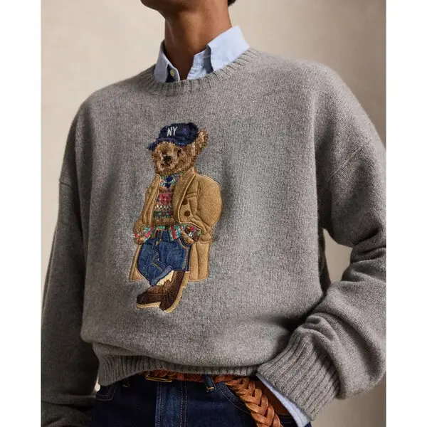 Ralph Lauren Relaxed Fit Polo Bear Sweater
