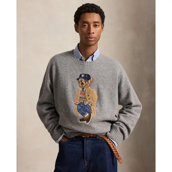 Ralph Lauren Relaxed Fit Polo Bear Sweater