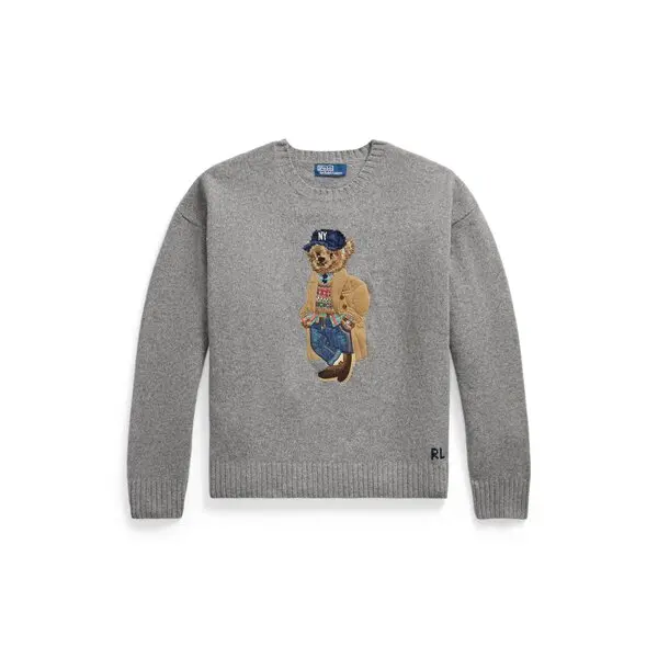 Ralph Lauren Relaxed Fit Polo Bear Sweater