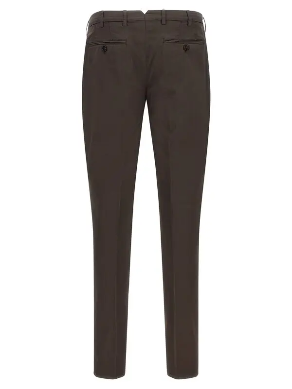 Brunello Cucinelli American Pima Cotton Pants - Brown