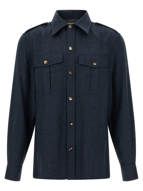 Brunello Cucinelli Flannel Shirt