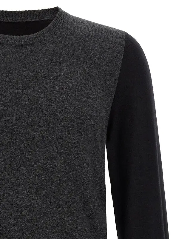 MAISON MARGIELA Two-tone Wool Sweater