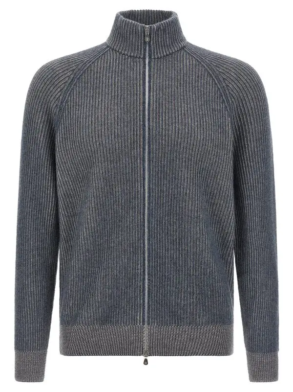 Brunello Cucinelli Vanisé Cashmere Cardigan - Blue