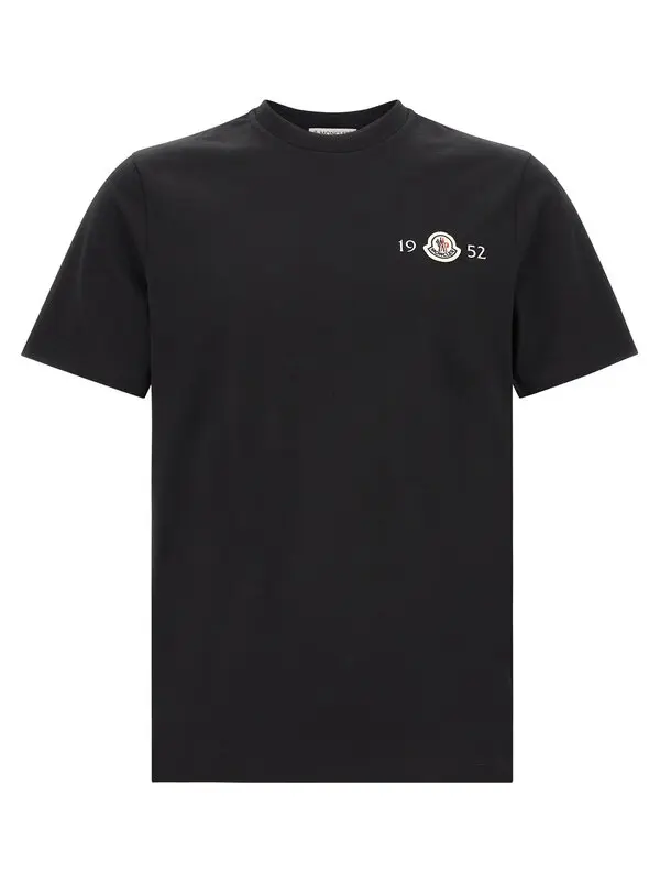 Moncler Logo Patch T-shirt - Black