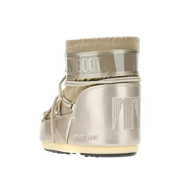 Moon Boot Icon Low Glance' Nylon Boots - Gold
