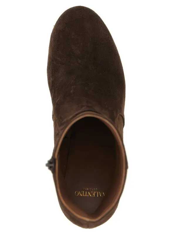 Valentino Garavani Fawcette' Ankle Boots - Brown