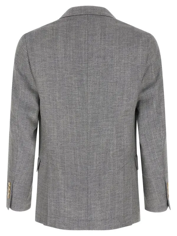 Brunello Cucinelli Deconstructed Single-breasted Blazer
