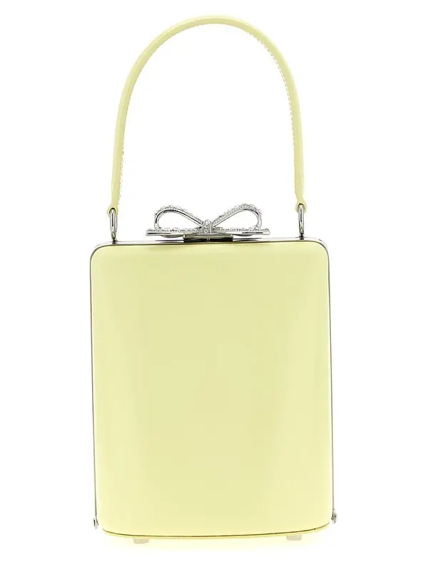 SELF-PORTRAIT Leather Bag' Handbag - Yellow