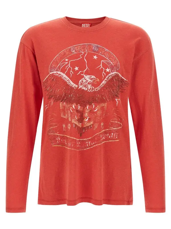 DIESEL® T-geri-ls' T-shirt - Red