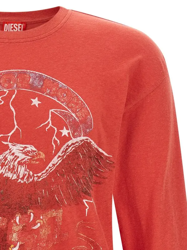 DIESEL® T-geri-ls' T-shirt - Red