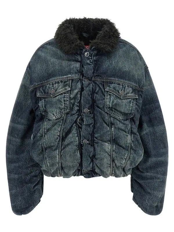DIESEL® D-curly-fsj1' Jacket - Blue