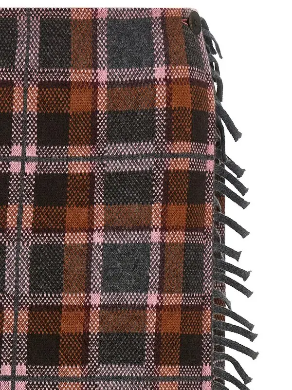 Guest In Residence Tartan Wrap' Skirt