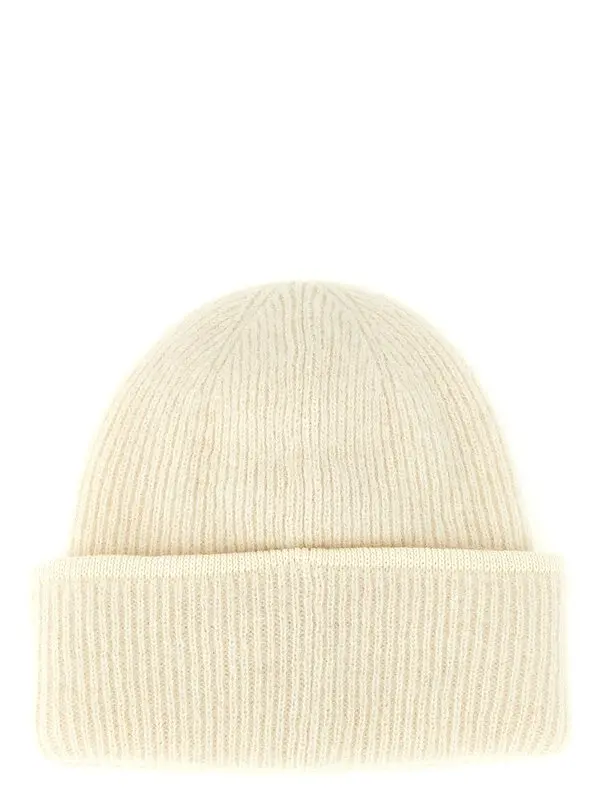 Jacquemus Le Bonnet Gros-grain' Beanie - White