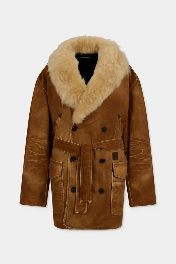 Dsquared2 Carpenter2 Coat - Red