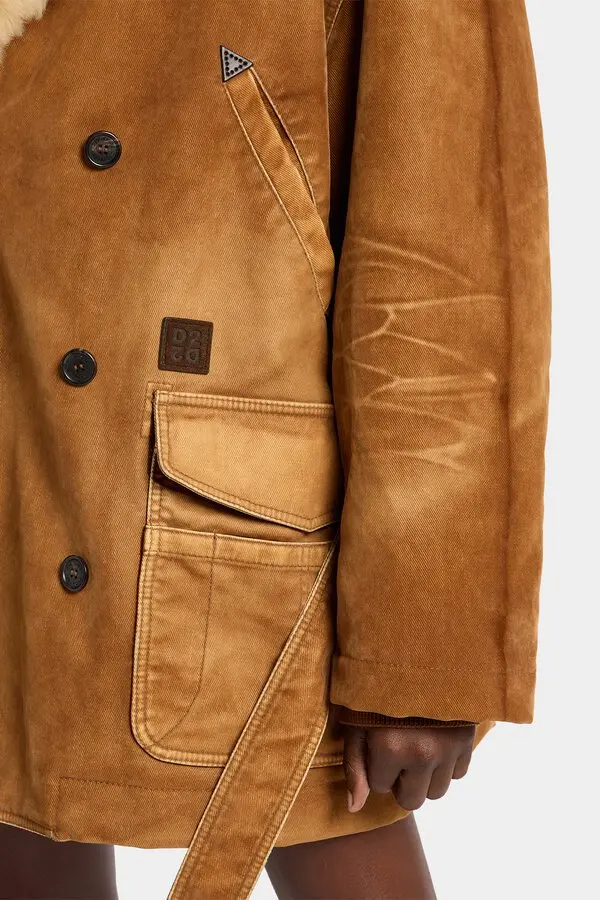 Dsquared2 Carpenter2 Coat - Red
