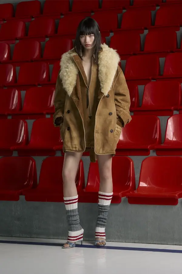 Dsquared2 Carpenter2 Coat - Red