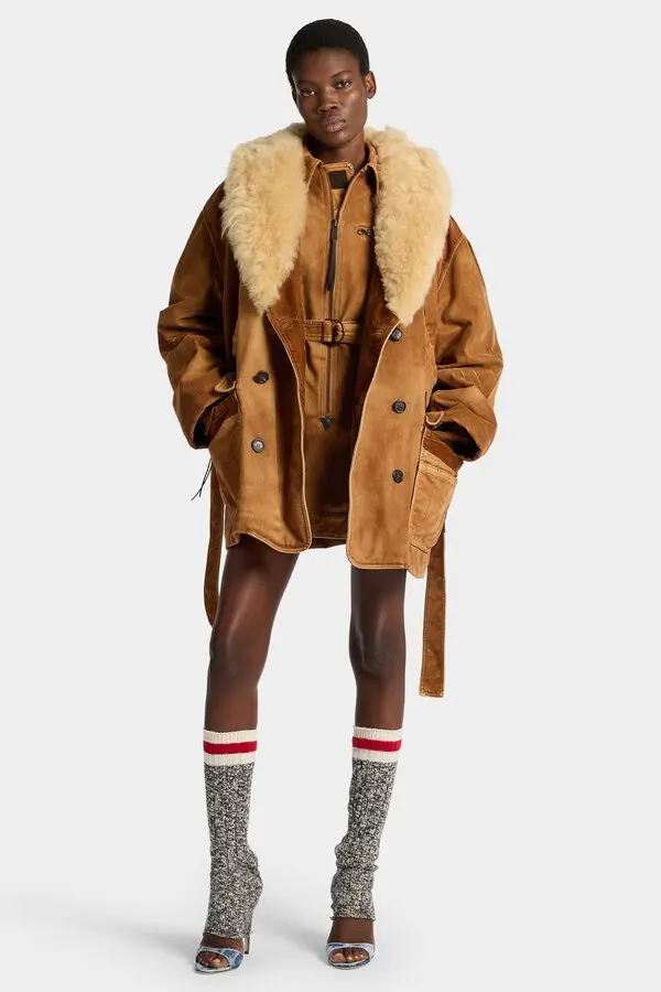 Dsquared2 Carpenter2 Coat - Red