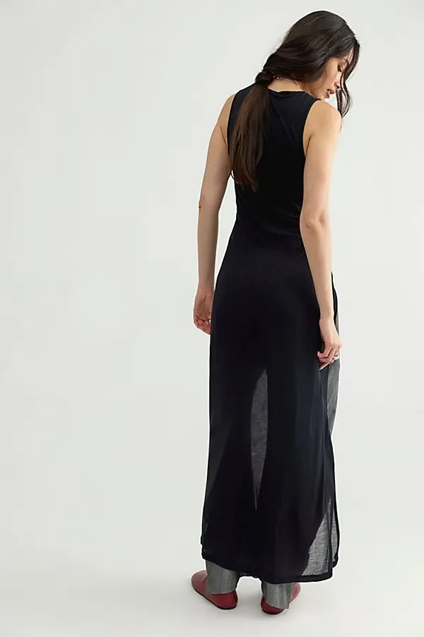 Free People Ava Maxi Top - Black