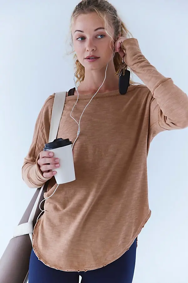 Free People Wish Me Layer - Camel