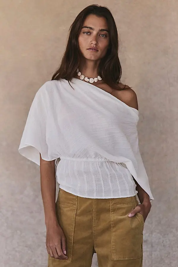 Free People Eloise Top - Clean Ivory