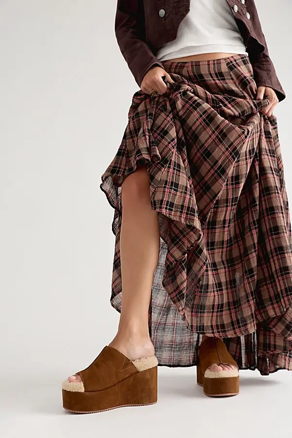 Seychelles Icon Faux Shearling Platforms