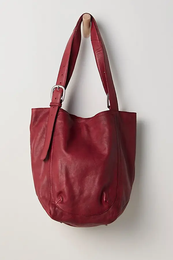 Free People Iris Tote - Cherry Red