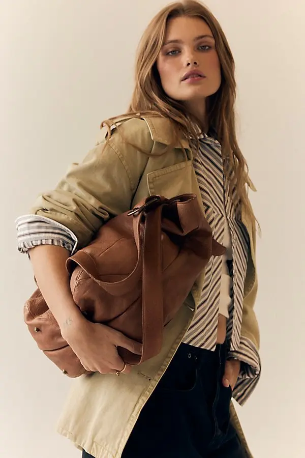 Free People Iris Tote - Saddle