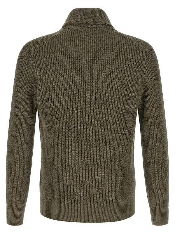 Brunello Cucinelli Malfilé Cotton Cardigan - Green