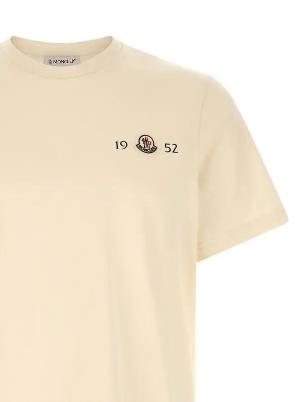 Moncler Logo Patch T-shirt - White