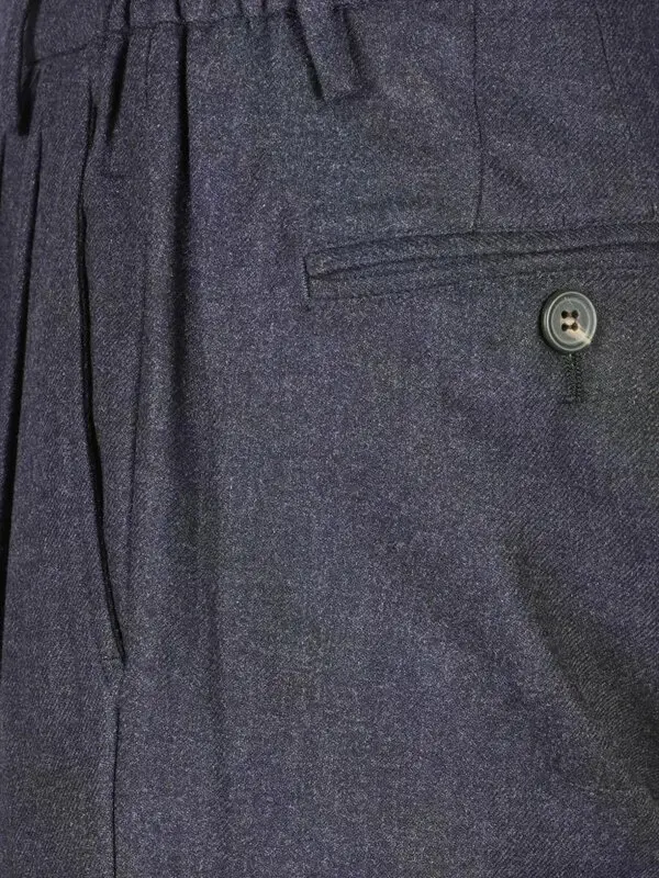 Eleventy Pleated-front Tailored Trousers
