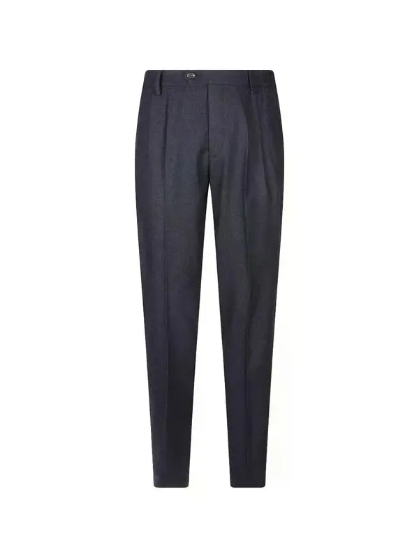 Eleventy Pleated-front Tailored Trousers