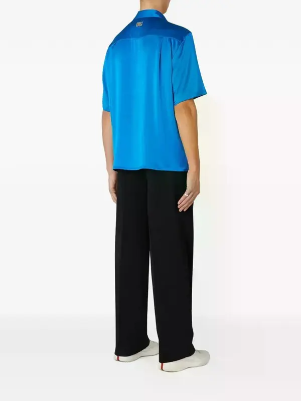 NING DYNASTY Short-sleeved Silk Shirt