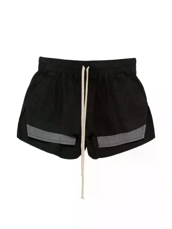 Rick Owens Drawstring Layered Shorts