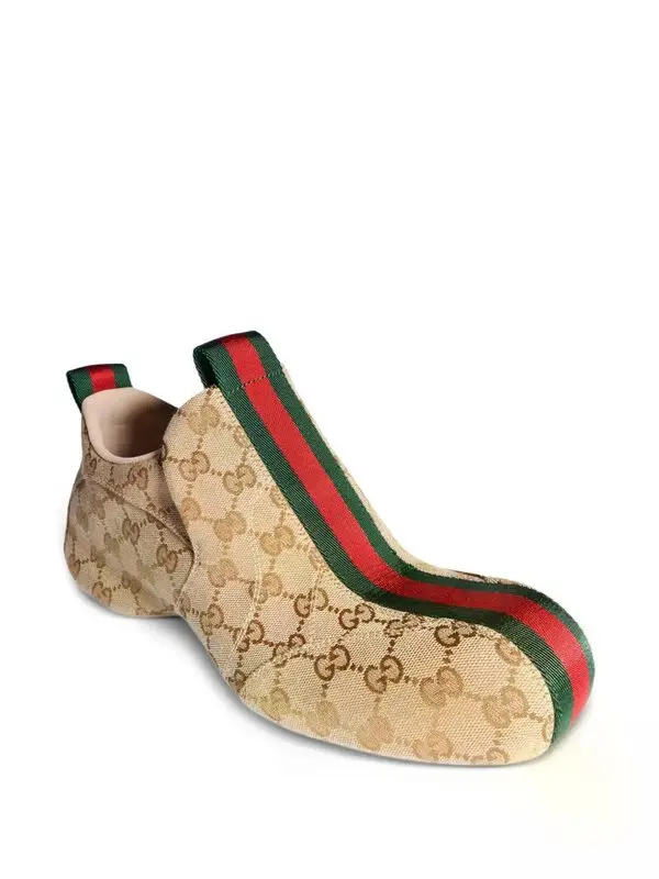 Gucci Gg Supreme Web-stripe Sneakers