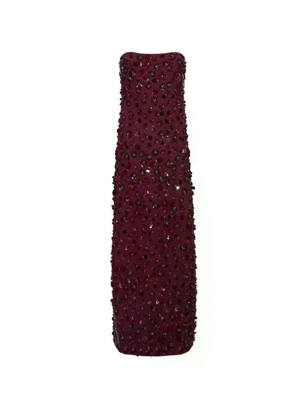 Simkhai Serafina Sequin-embellished Strapless Maxi Dress
