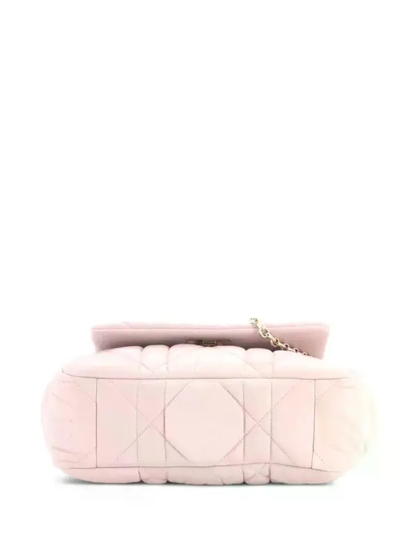 Dior Milly La Foret Handbag Cannage Quilt Lambskin Small Shoulder Bag - Pink