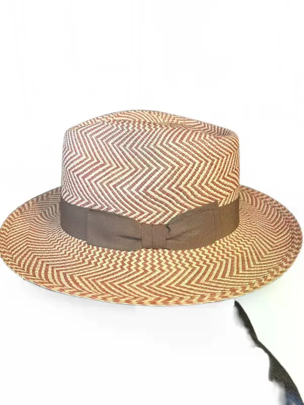 PALMARA HATS The Theater One Zig-zag Straw Hat