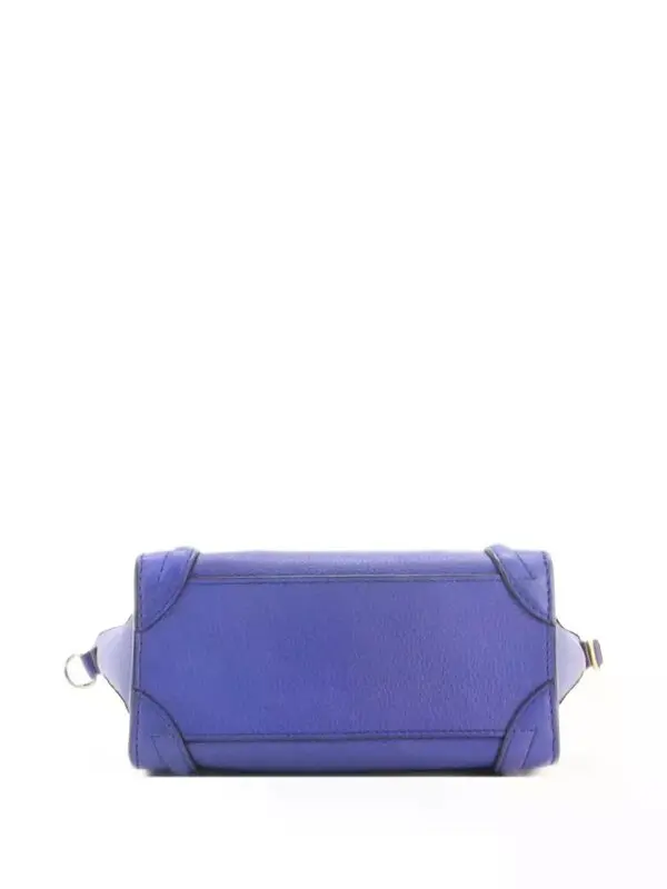 Celine Luggage Bag Grainy Leather Nano Crossbody Bag