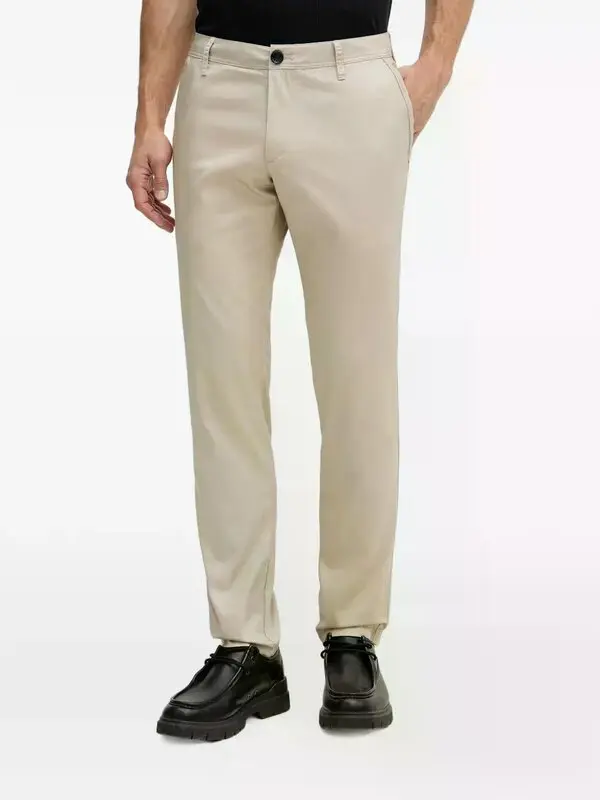 Armani Exchange Logo-plaque Slim-fit Trousers