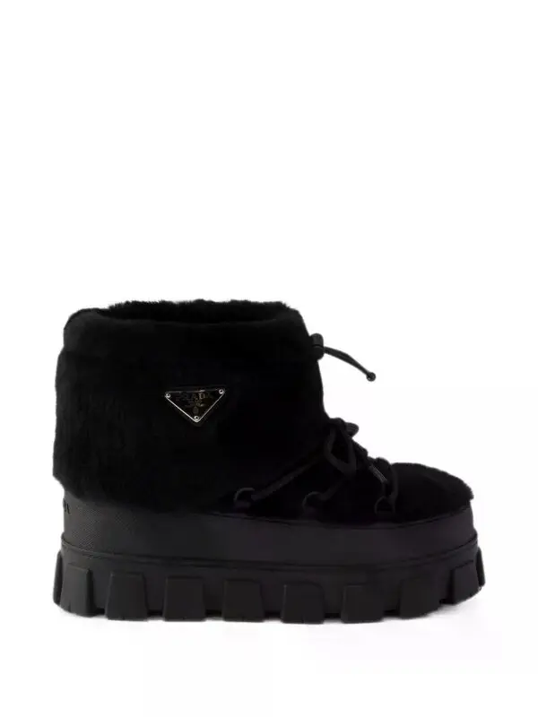 Prada Shearling Après-ski Boots