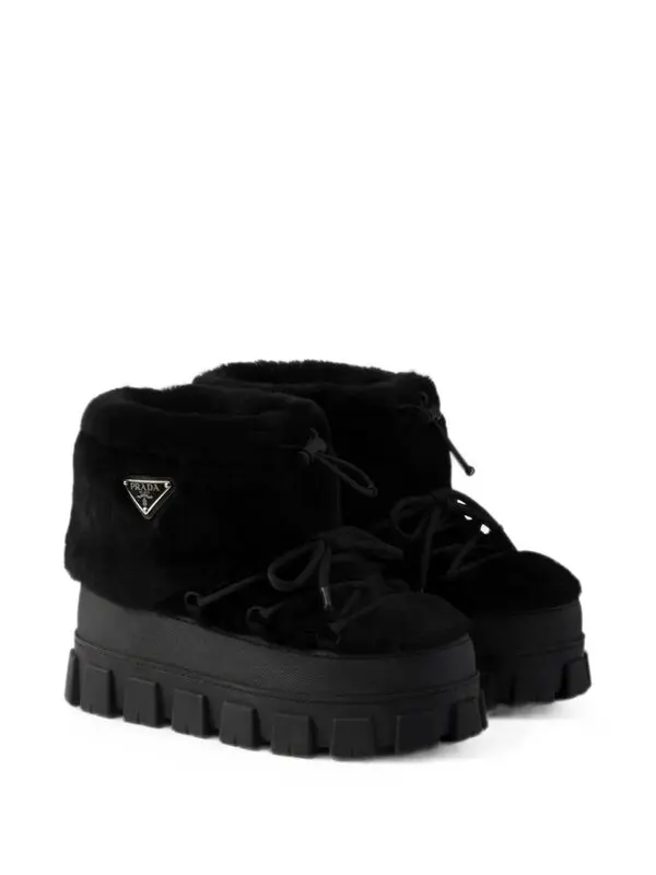 Prada Shearling Après-ski Boots