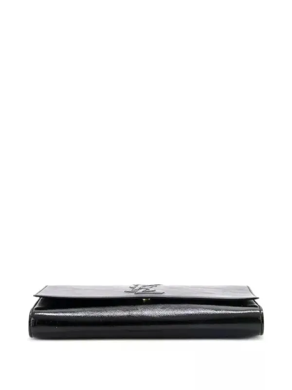 Saint Laurent Belle De Jour Leather Large Clutch Bag