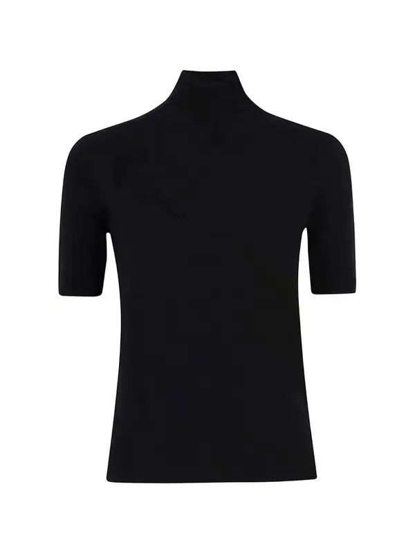 ALLUDE Short-sleeved Cashmere Sweater