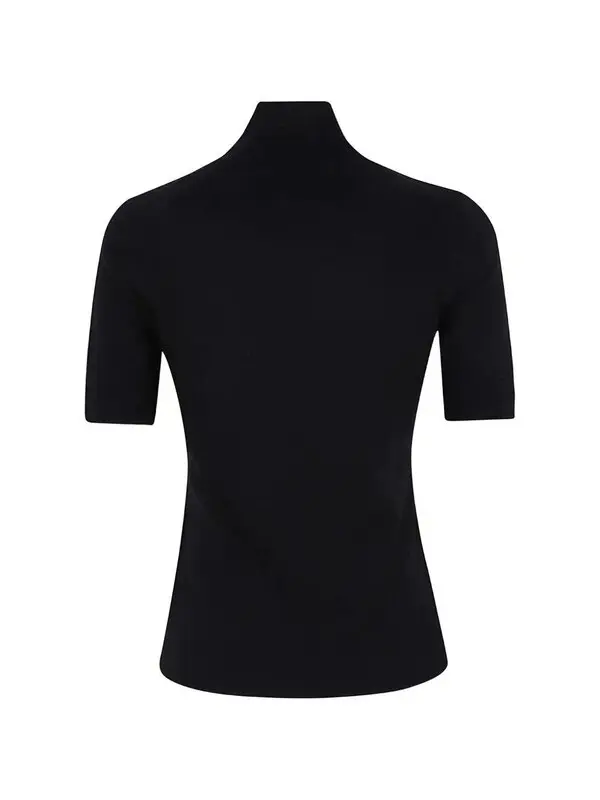 ALLUDE Short-sleeved Cashmere Sweater