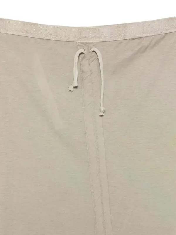 Rick Owens Drawstring-waist Slit-detail Midi Skirt