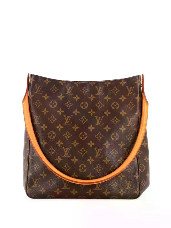 LOUIS VUITTON Looping Handbag Monogram Canvas Gm Shoulder Bag